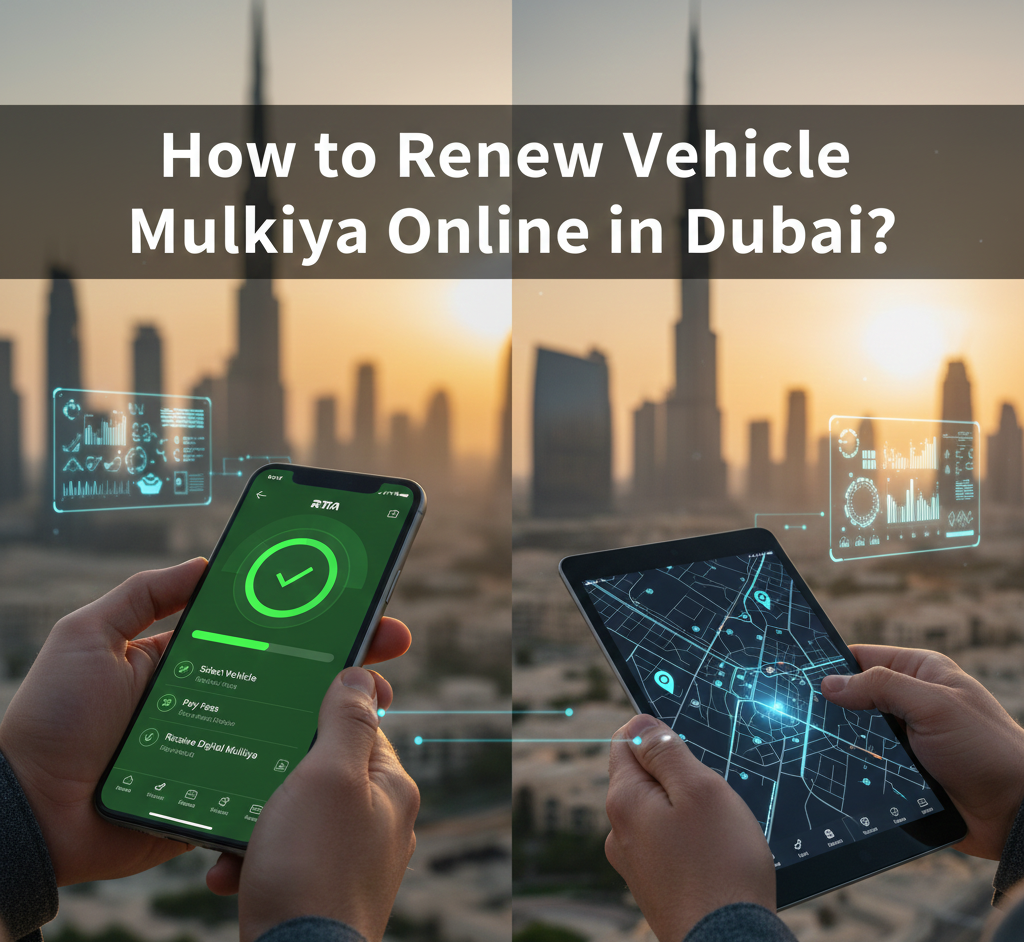 Mulkiya Renewal in Dubai – Online Process Without RTA Visit
